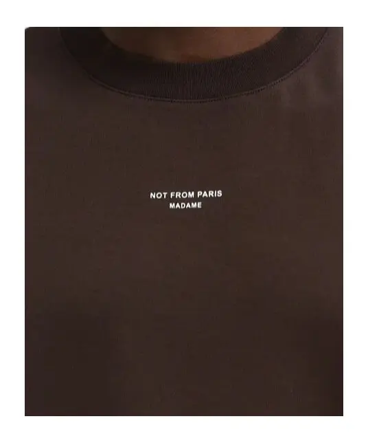 Drole De Monsieur Drôle De Le T-shirt Slogan Classique T-shirt - Black