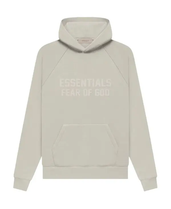 Fear Of God Logo Letter Hooded Sweatshirt - White