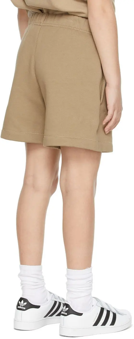 Fear Of God Logo-print Drawstring Shorts - Nude