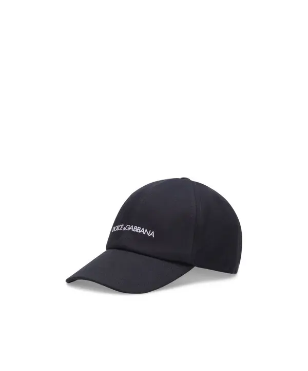 Dolce & Gabbana Logo Embroidered Baseball Cap - Blue
