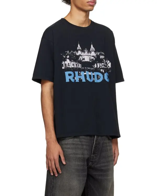 Rhude Logo Printed T-shirt
