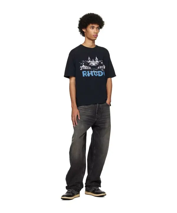 Rhude Logo Printed T-shirt