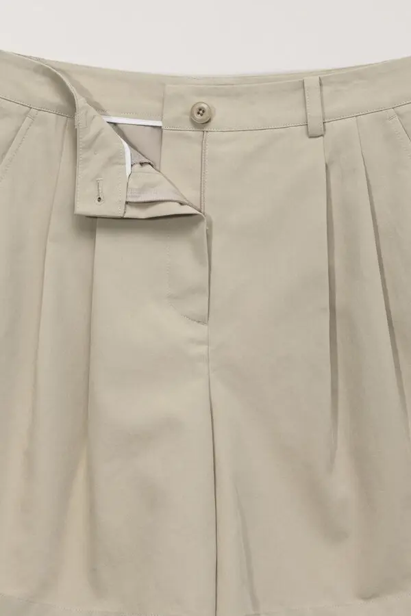 DUNST Double-pleated Bermuda Shorts