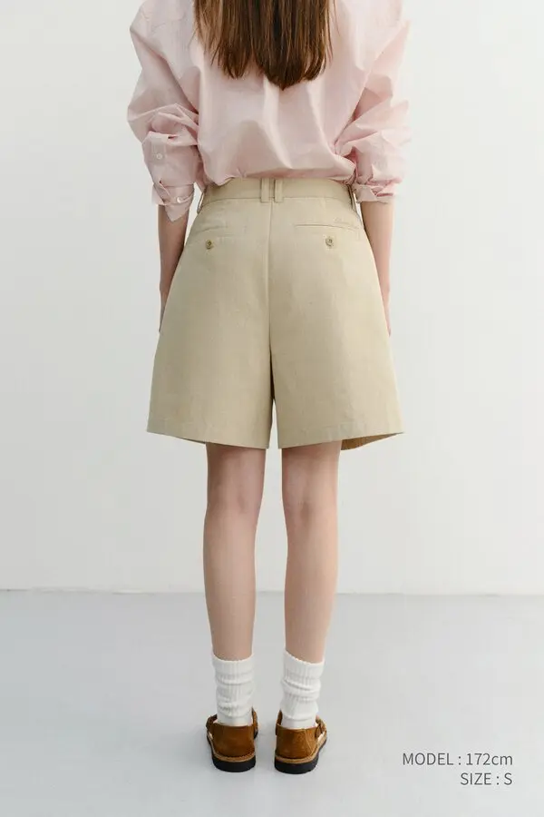 DUNST Double-pleated Bermuda Shorts