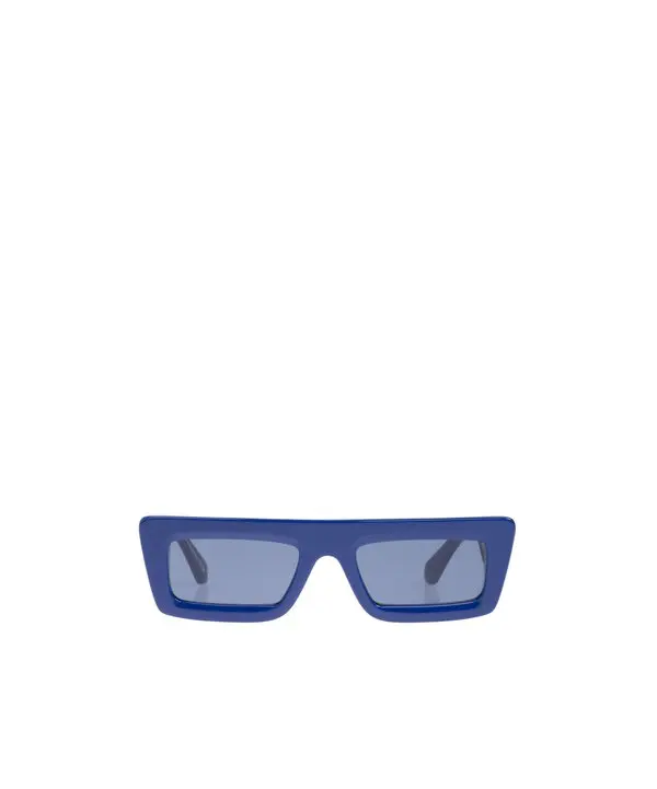 Off-White Rectangular Frame Sunglasses - Blue