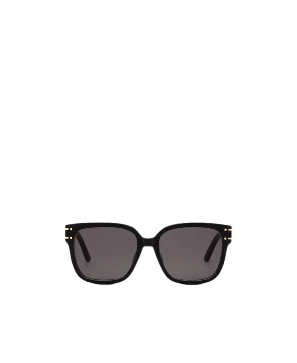 Dior Signature S7f Square Frame Sunglasses - Black