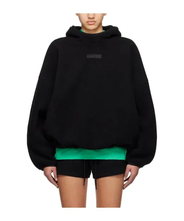 Fear Of God Logo-patch Fleece Hoodie