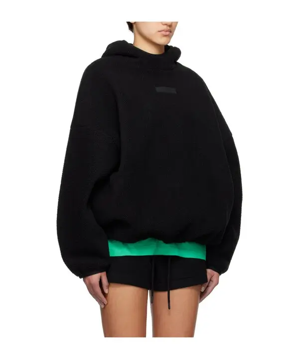 Fear Of God Logo-patch Fleece Hoodie