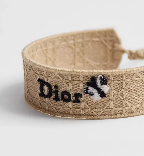 Dior Riviera Band Bracelet With Cannage Embroidery