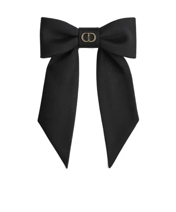 Dior Large Twist Bow - Black