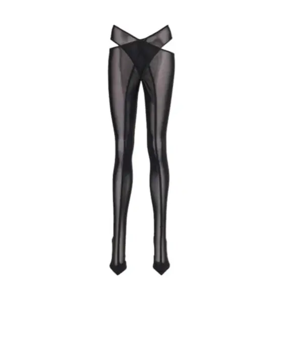 Attico Cheopissima Thigh High Boots - Black
