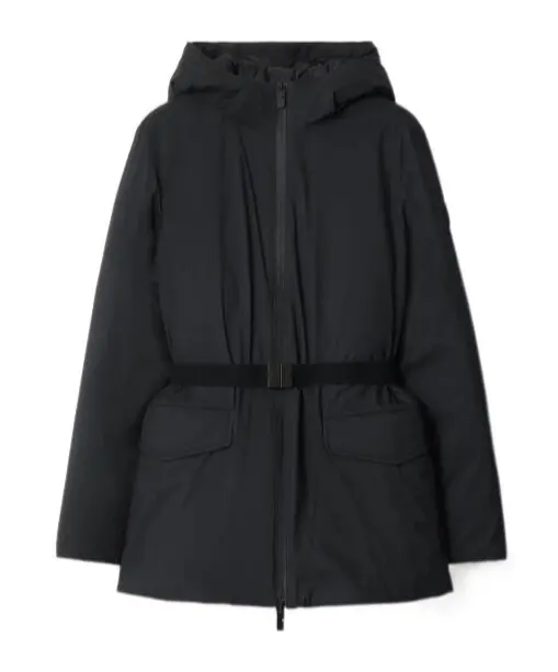 Burberry Short Hooded Nylon Coat