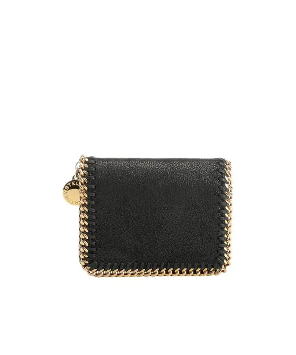 Stella McCartney Falabella Chain Bifold Wallet - Black
