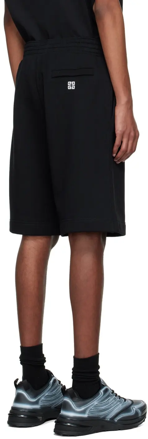 Givenchy Logo Embroidered Elastic Waist Shorts