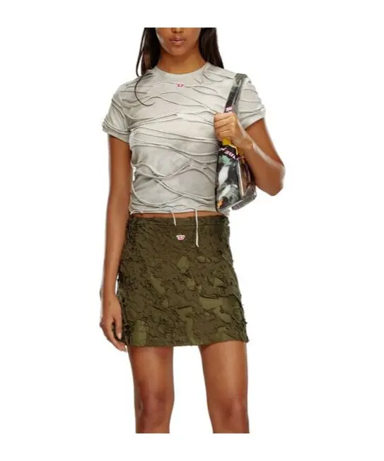 DIESEL® Distressed Cotton T-shirt