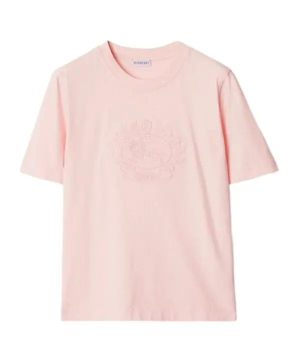 Burberry Ekd Cotton T-shirt - Nude