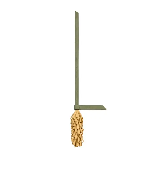 Celine Wheat Charm In Smooth Lambskin - Green