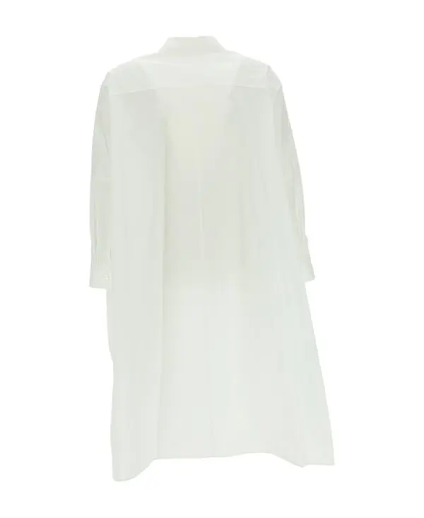JIL SANDER Long-sleeved A-line Shirt Dress With Logo Detail