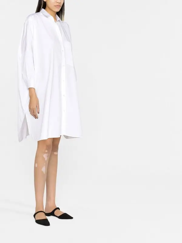 JIL SANDER Long-sleeved A-line Shirt Dress