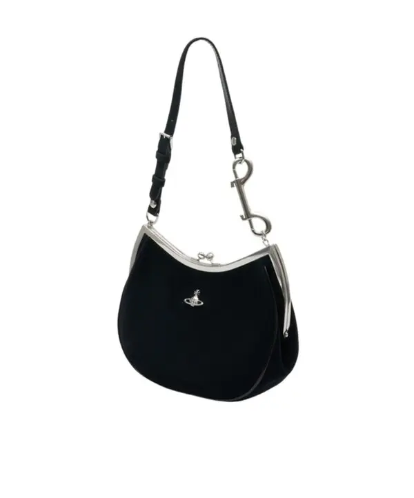VIVIENNE WESTWOOD Charm Frame Purse - Black