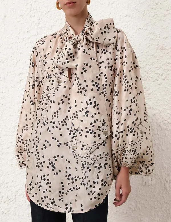 Zimmermann Illustrated Wavy Shirt