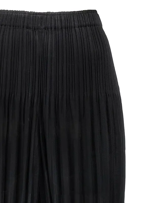 PLEATS PLEASE BY ISSEY MIYAKE Pleated Elastic Waist Pants