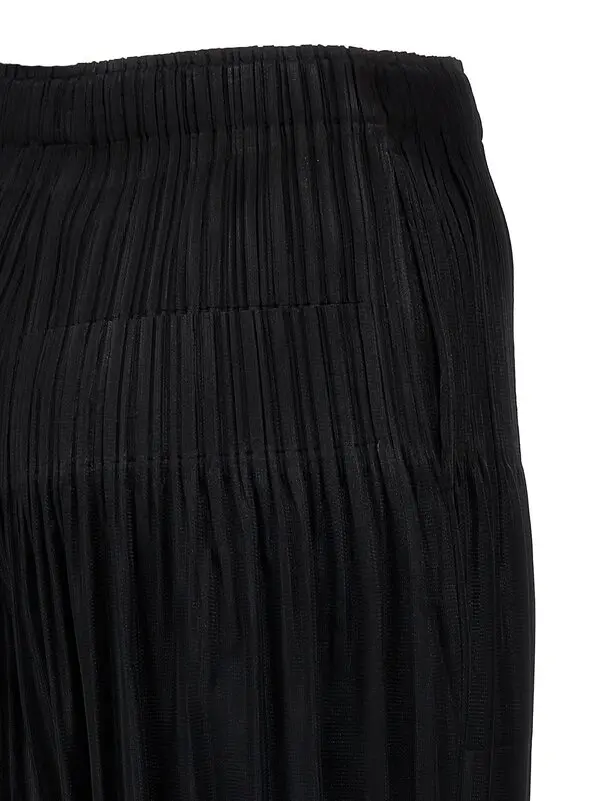 PLEATS PLEASE BY ISSEY MIYAKE Pleated Elastic Waist Pants