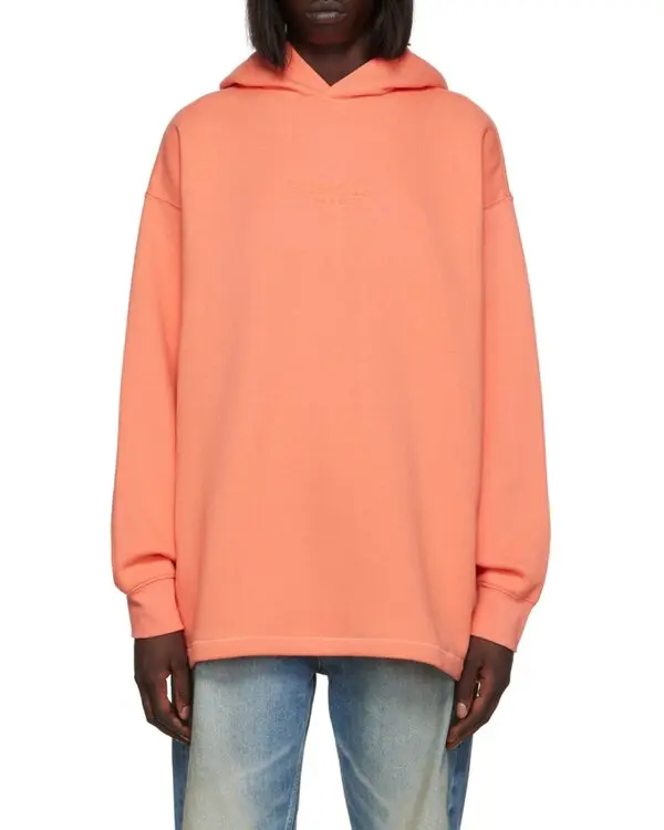 Fear Of God Logo-print Cotton Hoodie - Pink