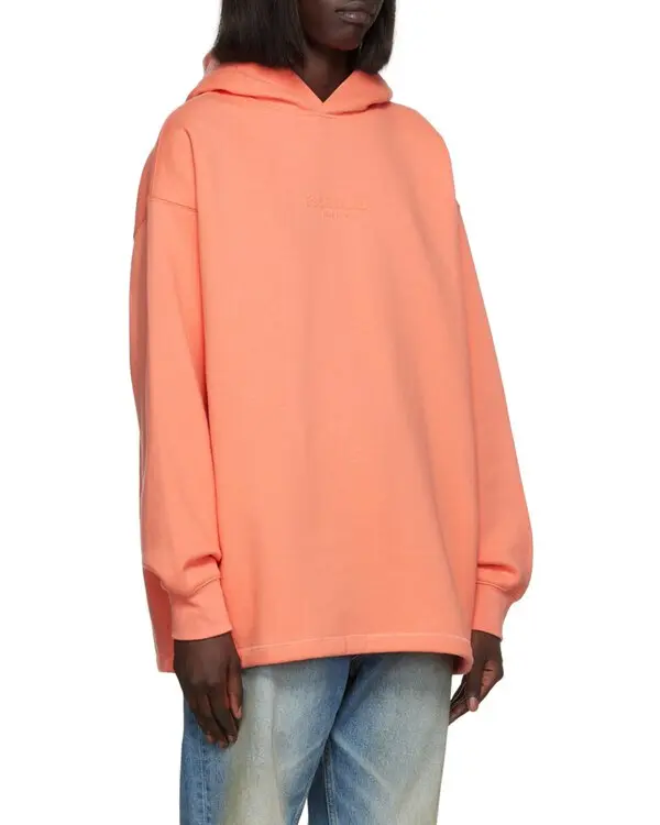 Fear Of God Logo-print Cotton Hoodie - Pink