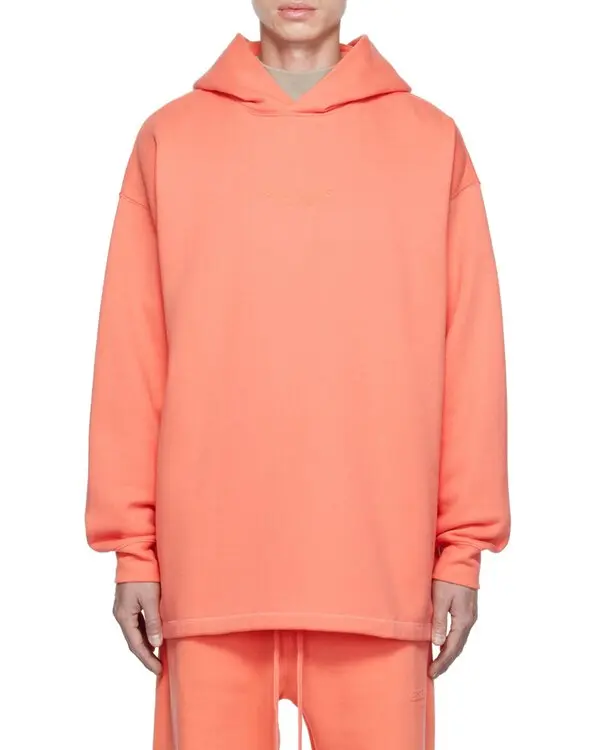 Fear Of God Logo-print Cotton Hoodie - Pink