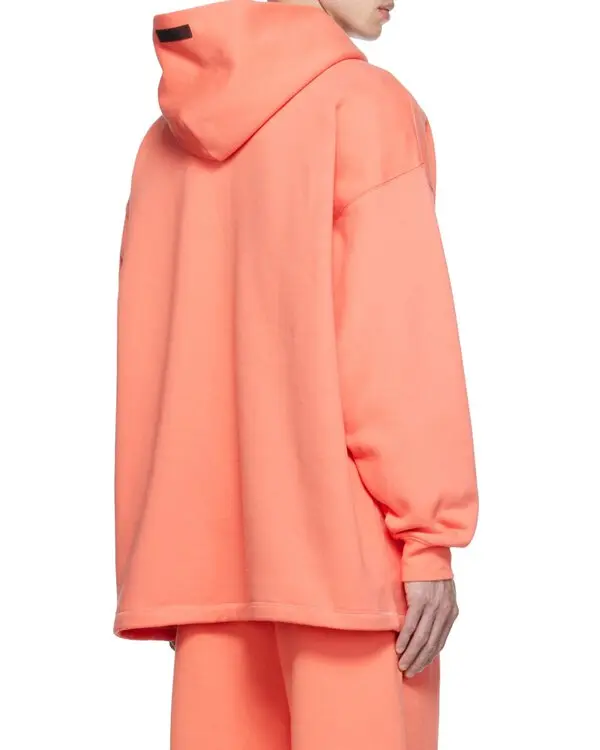 Fear Of God Logo-print Cotton Hoodie - Pink