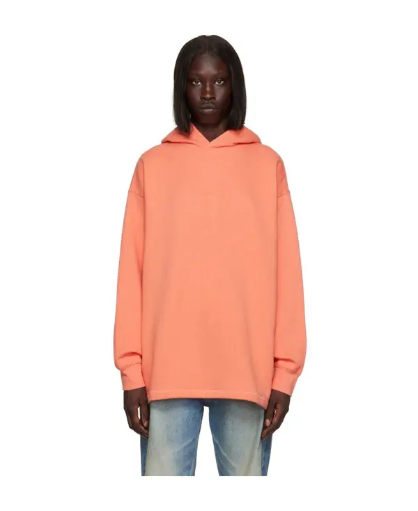 Fear Of God Logo-print Cotton Hoodie - Pink