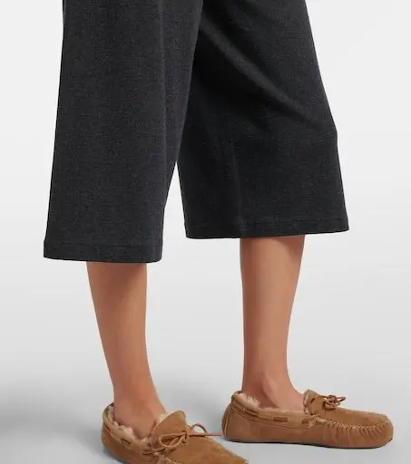 THE ROW Wide-legged Elastic Waistband Shorts