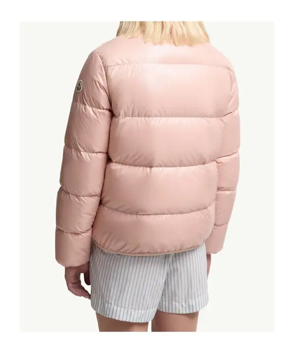 Moncler Abbadia Quilted Zip-up Down Jacket - Pink