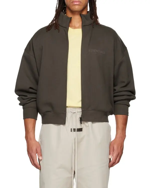 Fear Of God Zip-up Casual Jacket With Logo Detail