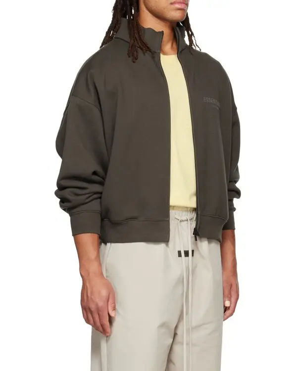 Fear Of God Zip-up Casual Jacket With Logo Detail
