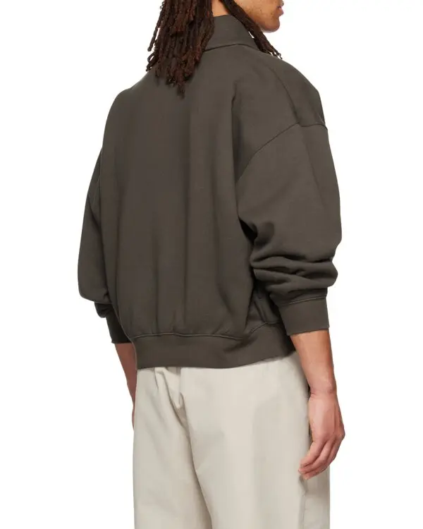 Fear Of God Zip-up Casual Jacket With Logo Detail