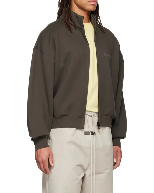 Fear Of God Zip-up Casual Jacket With Logo Detail