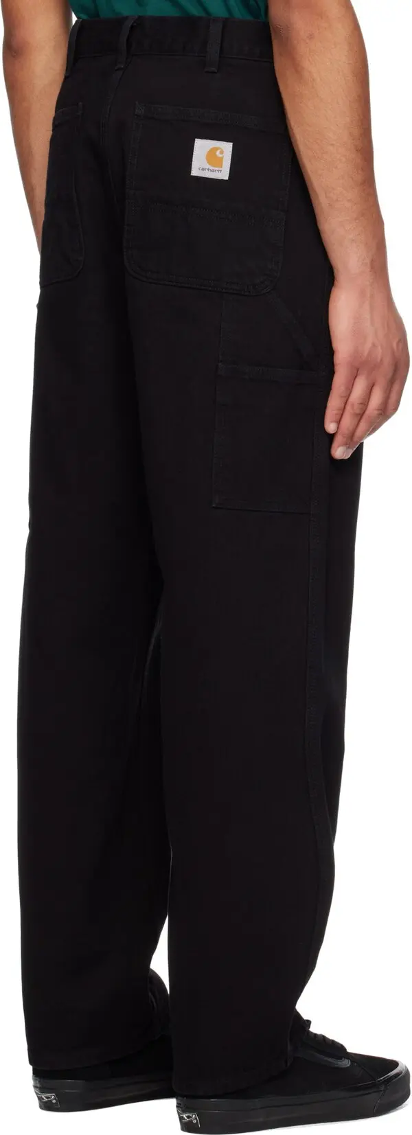 Carhartt Work In Progress Single Knee Straight Fit Jeans - Black