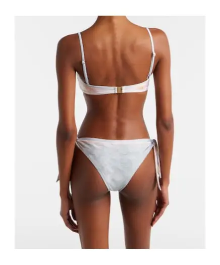 Zimmermann Printed One Piece Swimsuit With Bow Detail