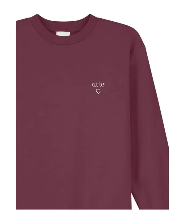 ARTE ANTWERP Embroidered Heart Sweatshirt