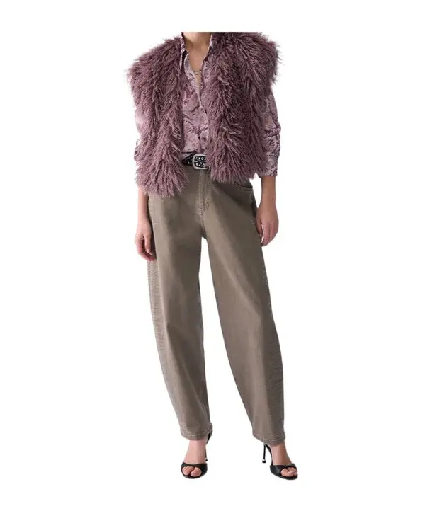 Liu Jo Balloon Pants With Micro Rhinestones