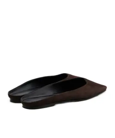 THE ROW Soft Suede Mules