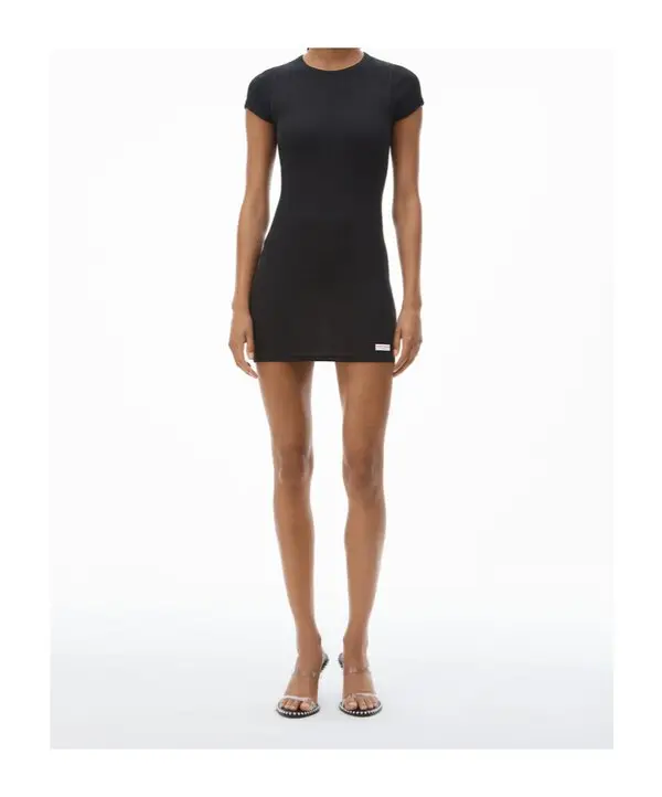 Alexander Wang Rhinestone Embellished Mini Dress