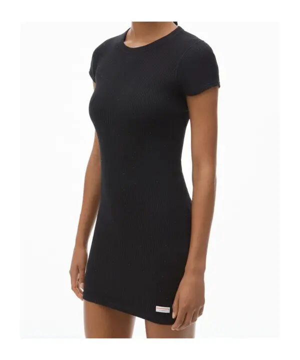 Alexander Wang Rhinestone Embellished Mini Dress