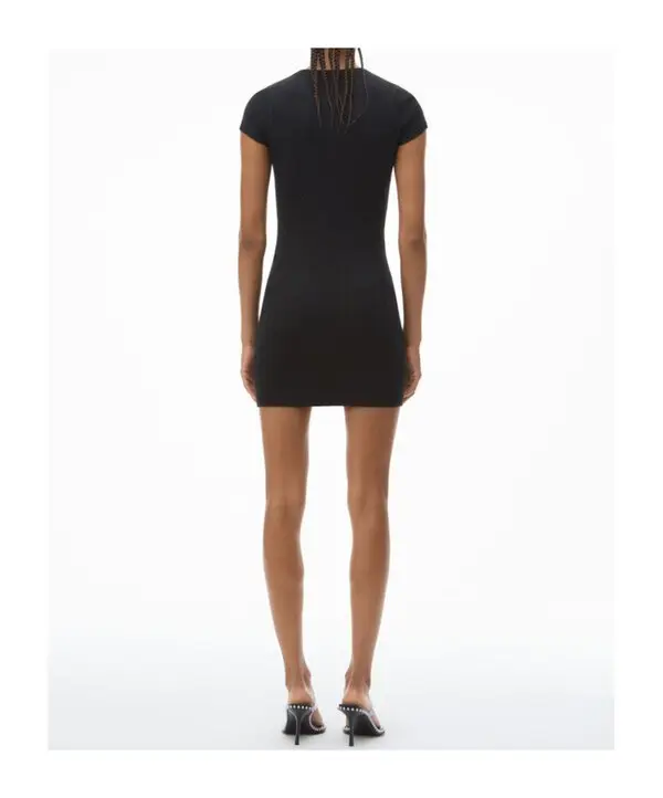Alexander Wang Rhinestone Embellished Mini Dress