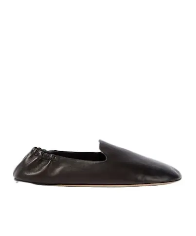 THE ROW Leather Slip-on Loafers