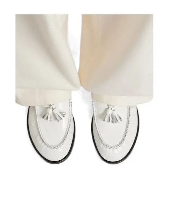 THE ROW Leather Tassel Loafers