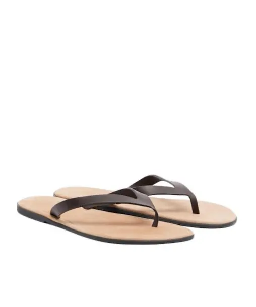 THE ROW Soft Leather Thong Sandals