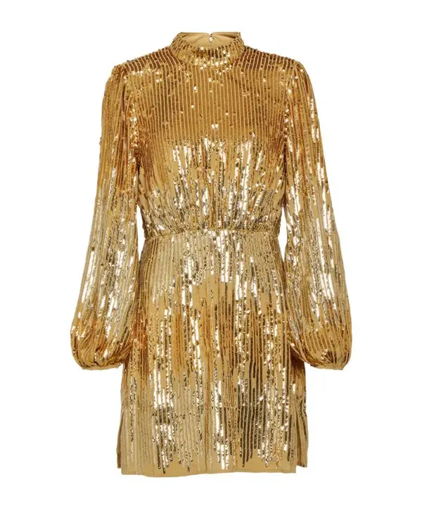 Rixo Sequin Embellished Dress